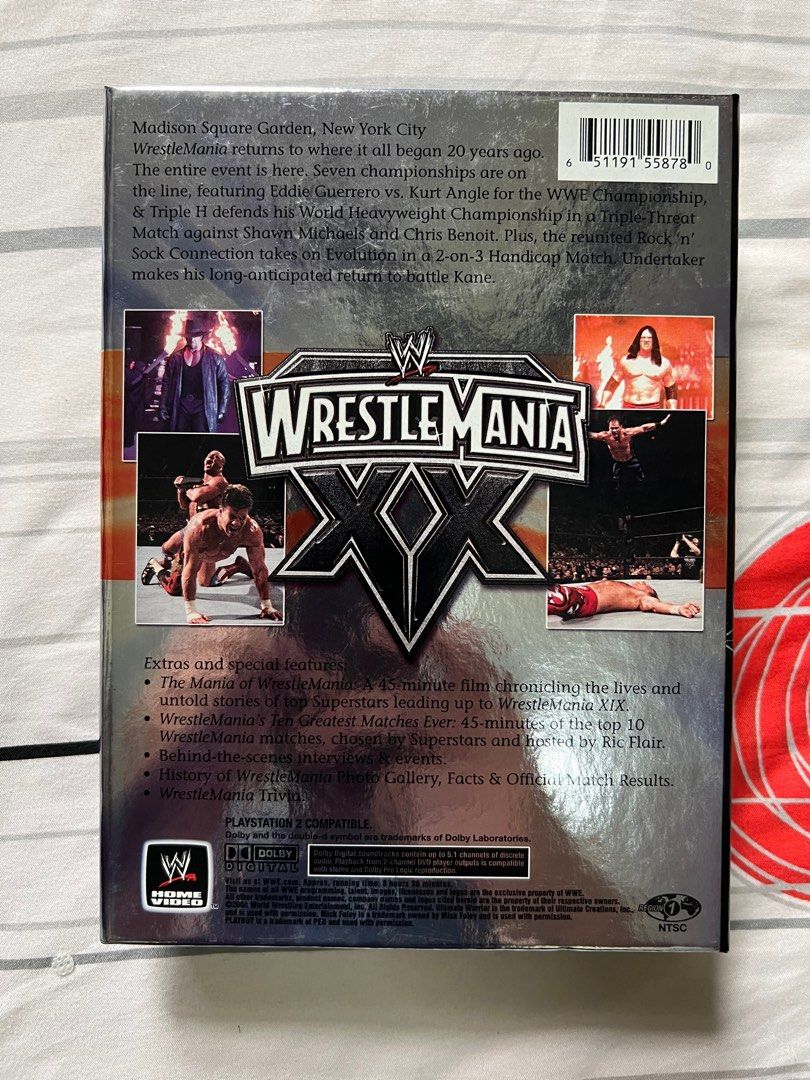 WWE Wrestlemania XX DVD, Hobbies & Toys, Music & Media, CDs & DVDs on ...