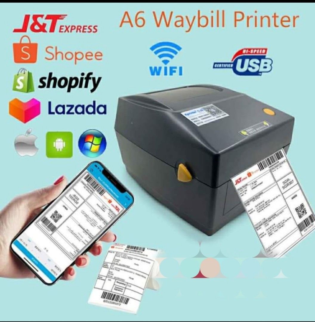 XPRINTER Thermal Waybill Printer, Computers & Tech, Printers, Scanners ...