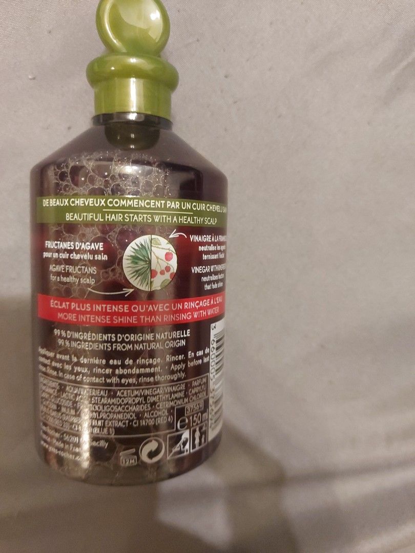 Yves Rocher Rinsing Vinegar with Raspberry - 150ml, Beauty & Personal ...