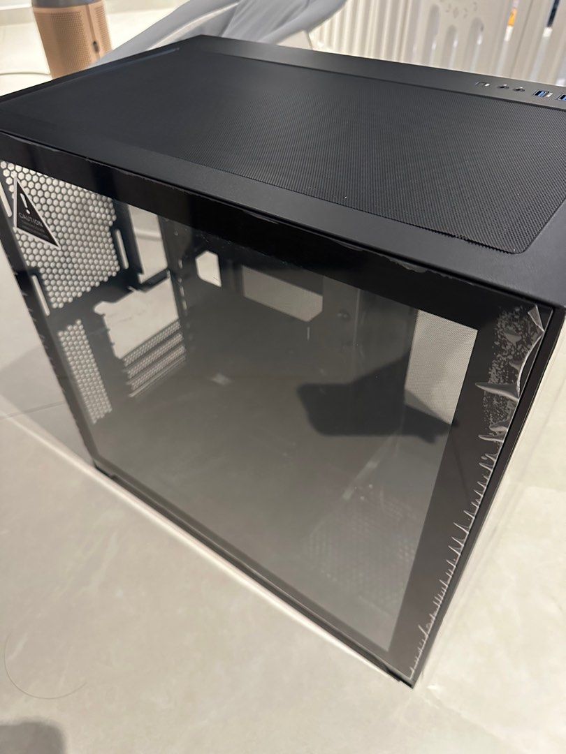 Zeal showcase matx atx chassis case black aftershock, Computers & Tech ...