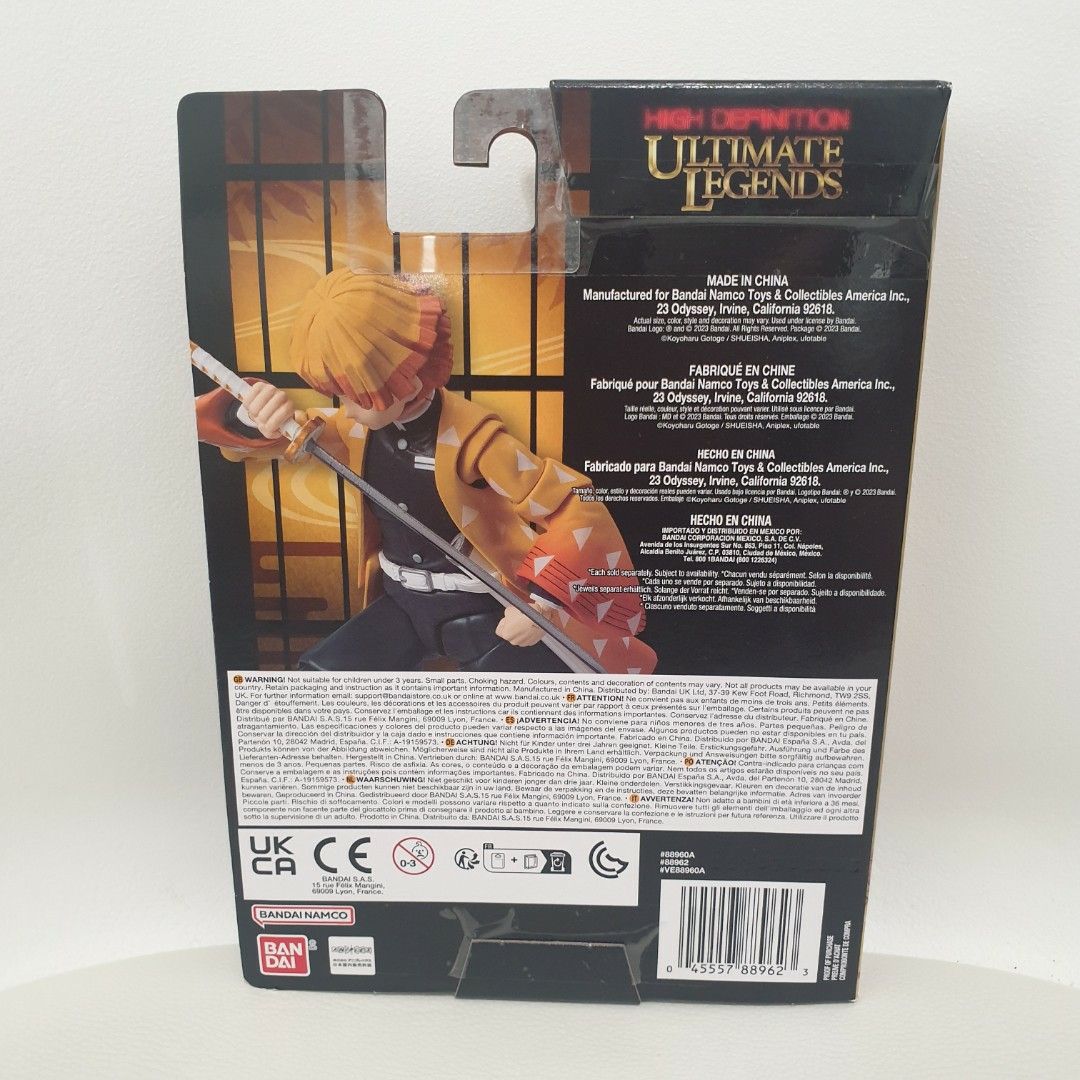 ZENITSU AGATSUMA Demon Slayer High Definition Ultimate Legends, Hobbies ...