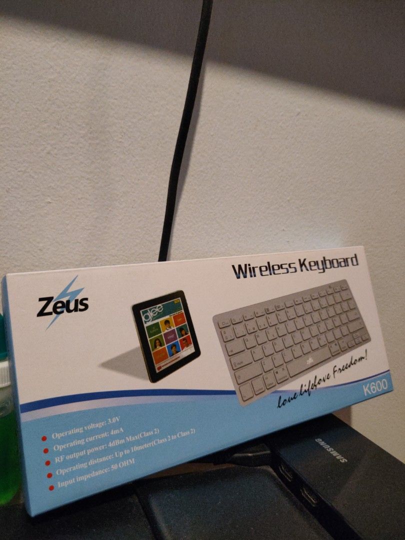 ZEUS K600 Wireless Keyboard, Computers & Tech, Parts & Accessories ...