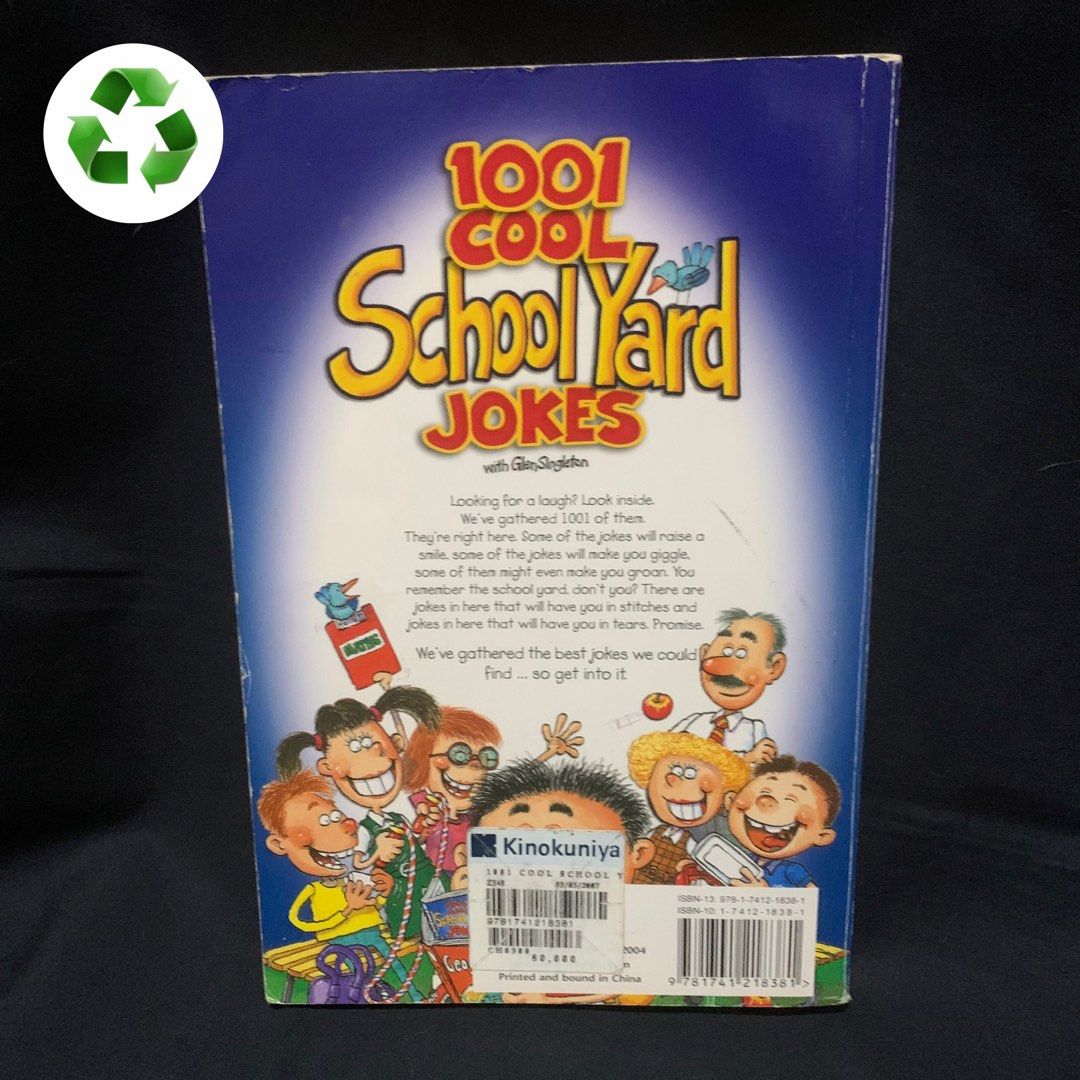 1001 School Yard Jokes - Glen Singleton, Buku & Alat Tulis, Buku Anak-Anak di Carousell
