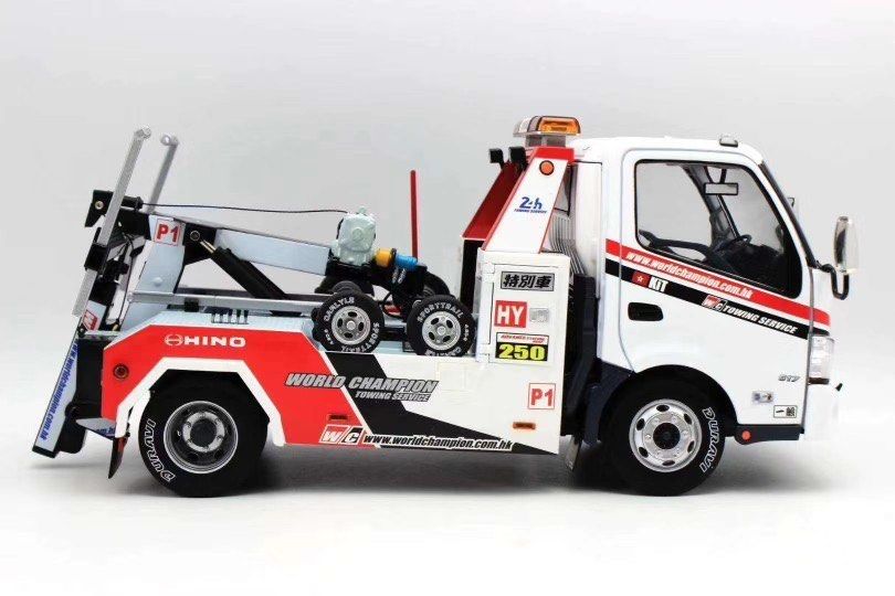 1/18 TINY Hino 300 Tow Truck (full opening diecast), Hobbies & Toys, Toys & Games on Carousell