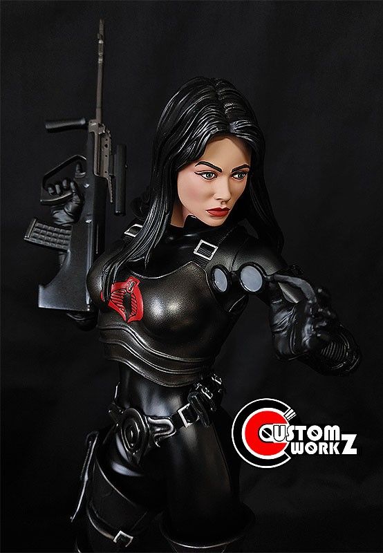 1/4 Sideshow Baroness Conversion to Fully Sculpted & Painted Statue ...