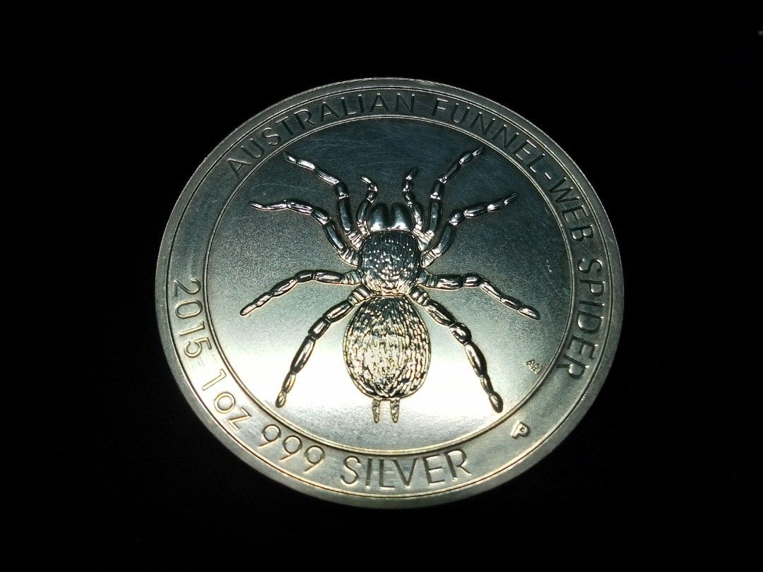2015 Australian Funnel Web Spider 1 oz Silver Coin, Hobbies & Toys, Memorabilia & Collectibles ...
