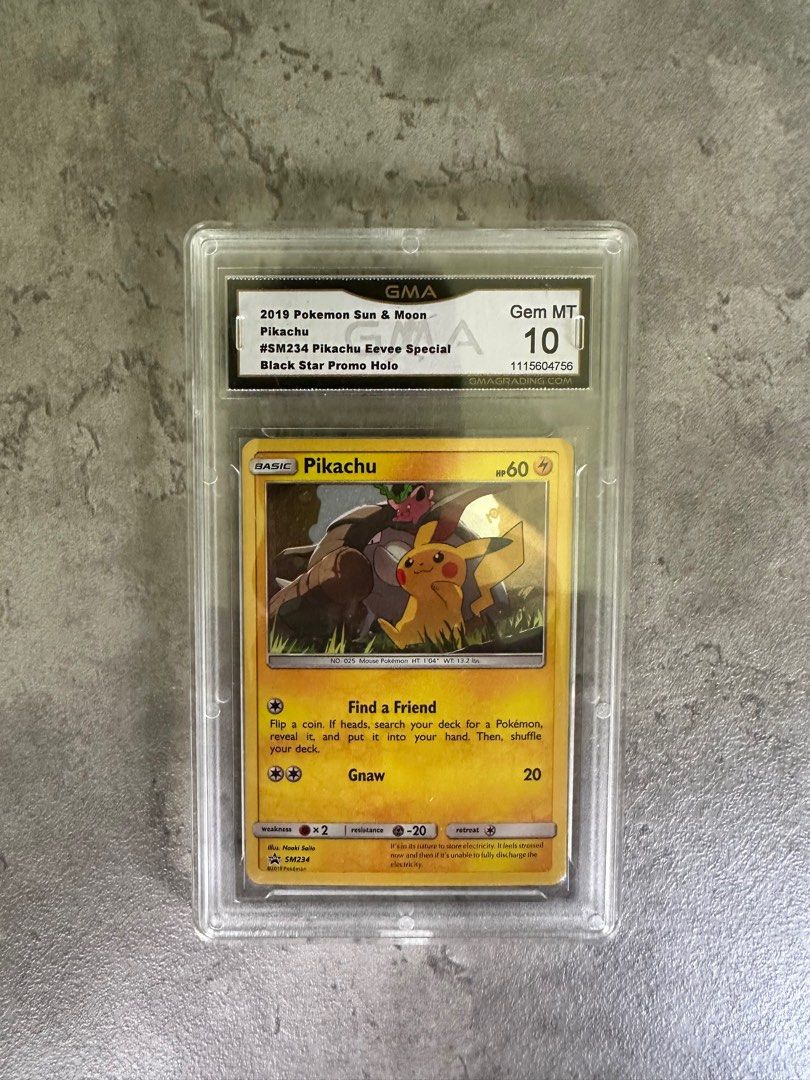 2019 Pikachu Black Star Holo Promo GMA 10, Hobbies & Toys, Toys & Games ...