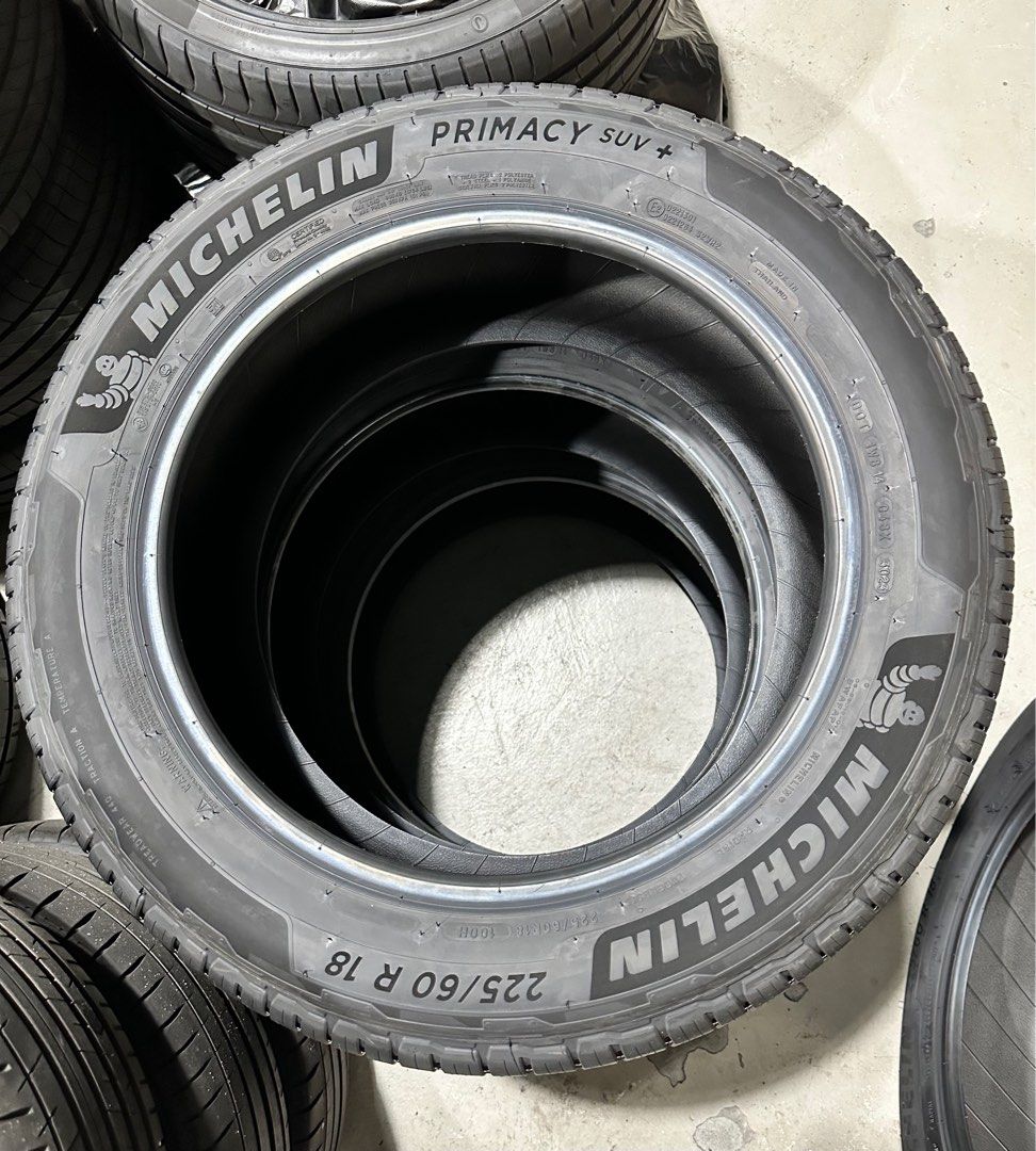 225/60/18 Michelin Primacy SUV+, Car Accessories, Tyres & Rims on Carousell