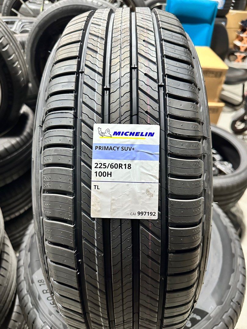 225/60/18 Michelin Primacy SUV+, Car Accessories, Tyres & Rims on Carousell