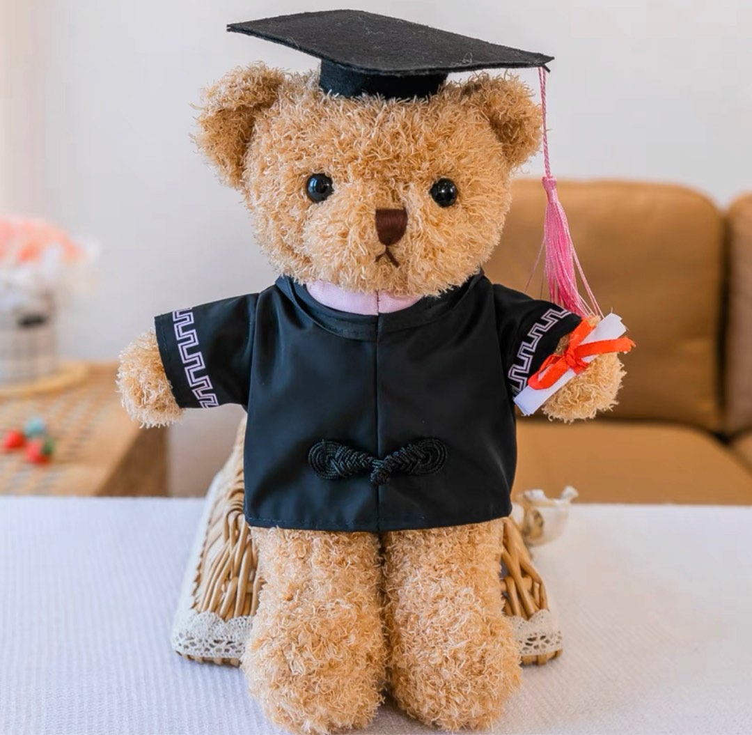 30cm Graduation Bear Plush Soft Toy, Hobbies & Toys, Toys & Games on ...