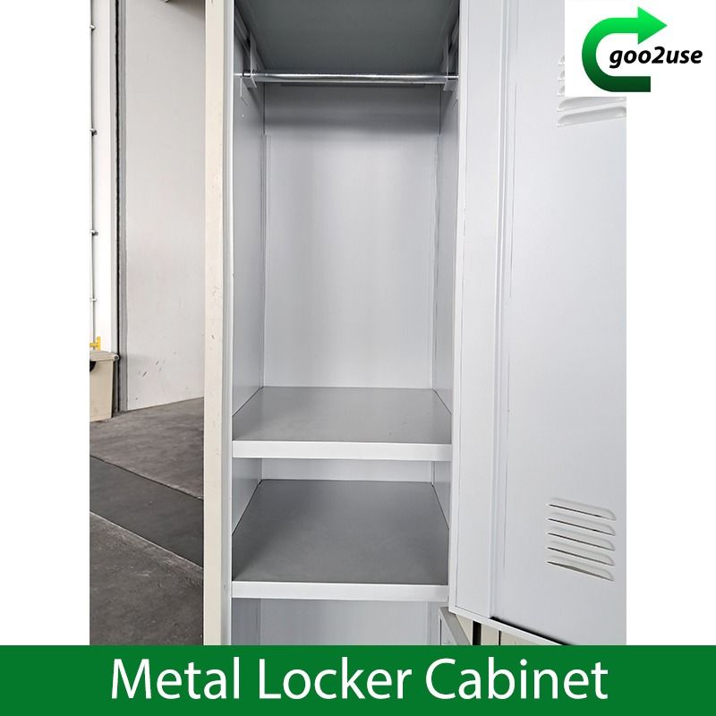 2 Doors Metal Locker Cabinet, Furniture & Home Living, Furniture ...