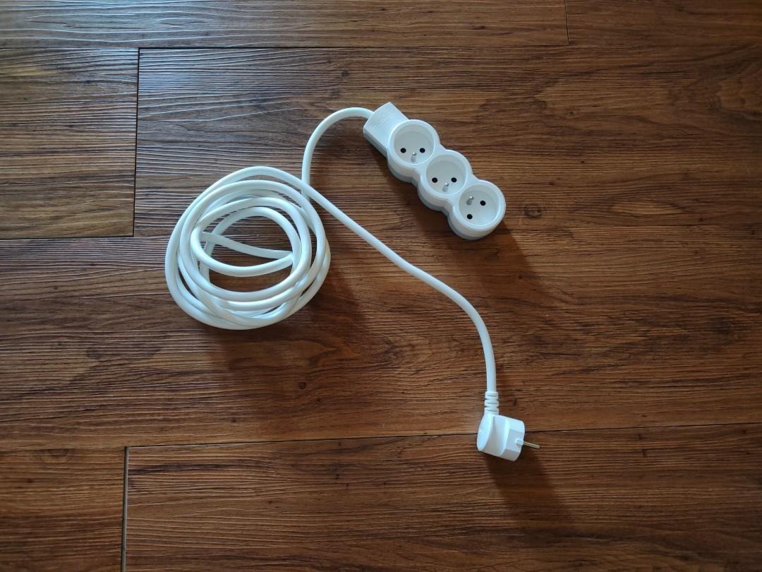 2m heavy duty Legrand French 2meter 3 socket extension sambungan soket ...