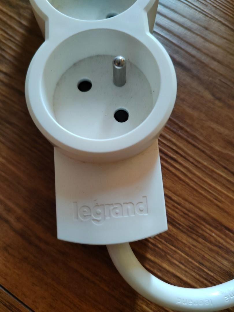 2m heavy duty Legrand French 2meter 3 socket extension sambungan soket ...