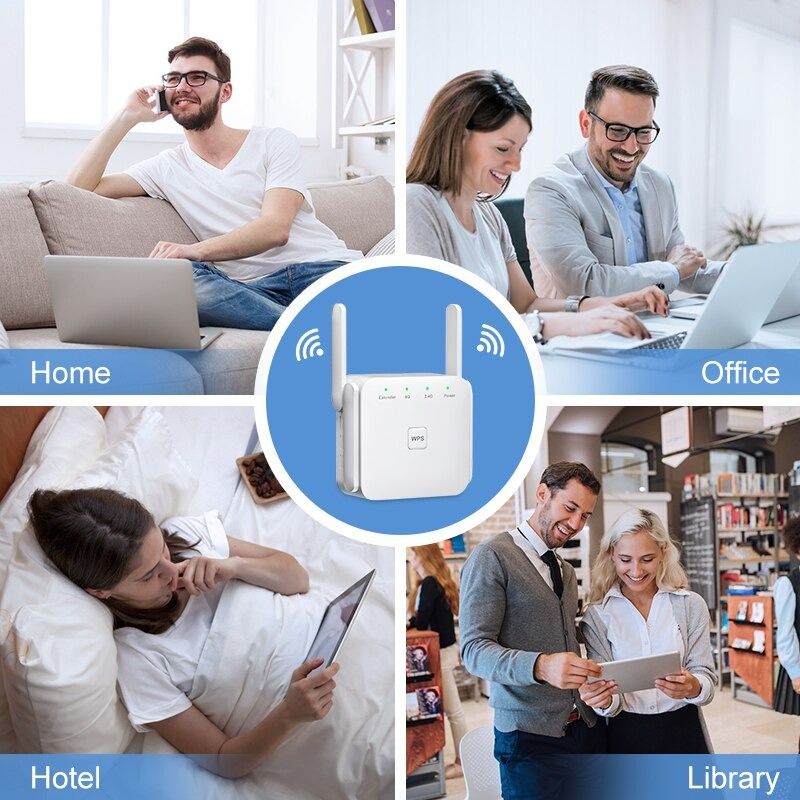 5Ghz Wireless WiFi Repeater 1200Mbps Router Wifi Booster 2.4G Wifi Long Range Extender 5G Wi-Fi ...