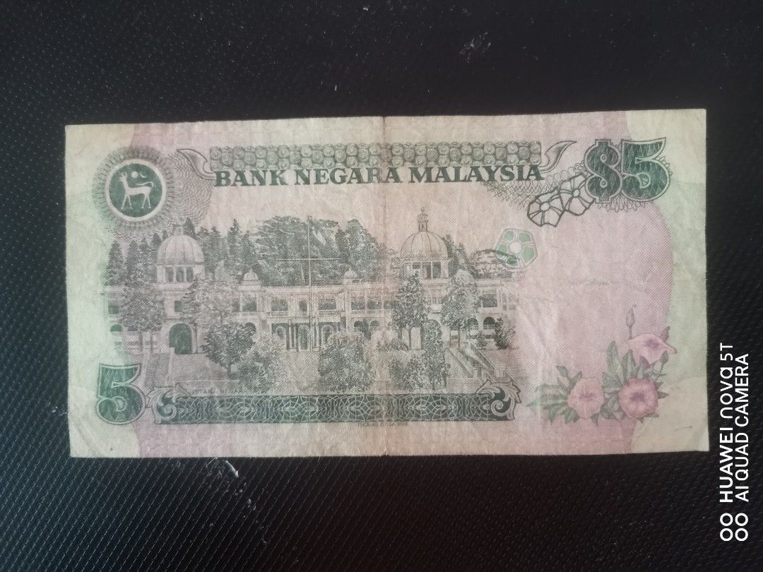 5th Series RM5 Sign Aziz Taha Prefix NA Banknote, Hobbies & Toys ...