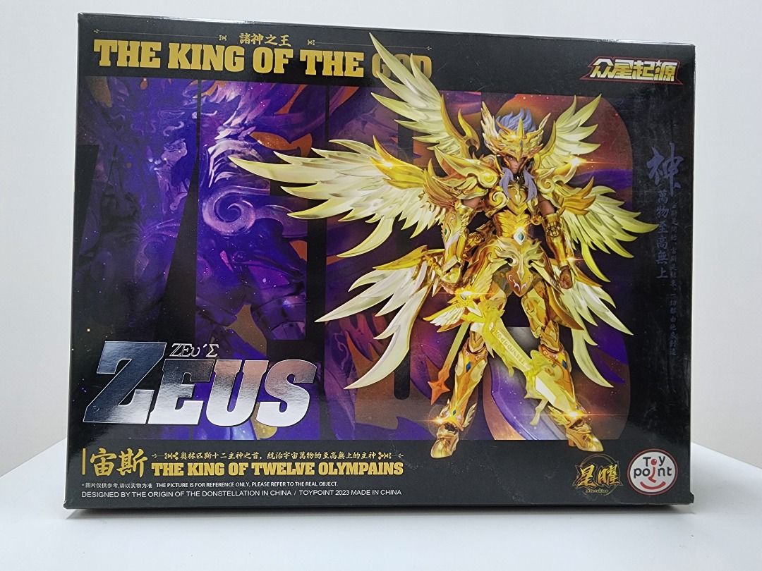 [賣] 已開(請看內文) Toypoint 諸神傳說 宙斯 ZEUS 星曜版 眾星起源系列 合金, 興趣及遊戲, 玩具 & 遊戲類 ...