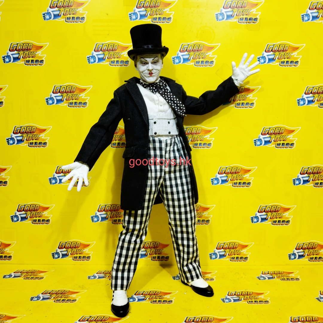 中古無盒 HOTTOYS 1/6 12吋 蝙蝠俠 BATMAN 1989 DX14 THE JOKER MIME VERSION 小丑 默劇版 ...