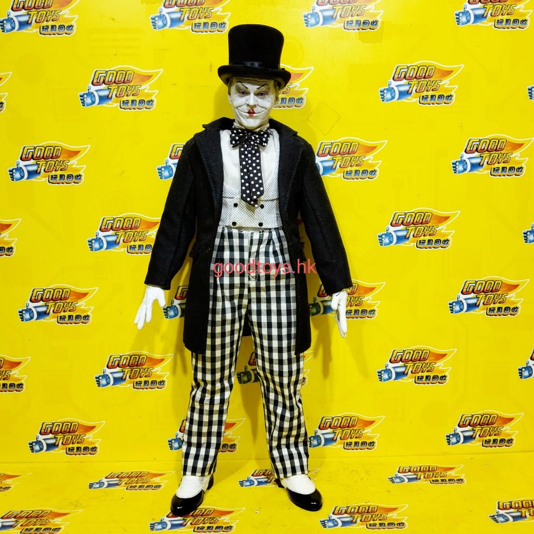 中古無盒 HOTTOYS 1/6 12吋 蝙蝠俠 BATMAN 1989 DX14 THE JOKER MIME VERSION 小丑 默劇版 ...