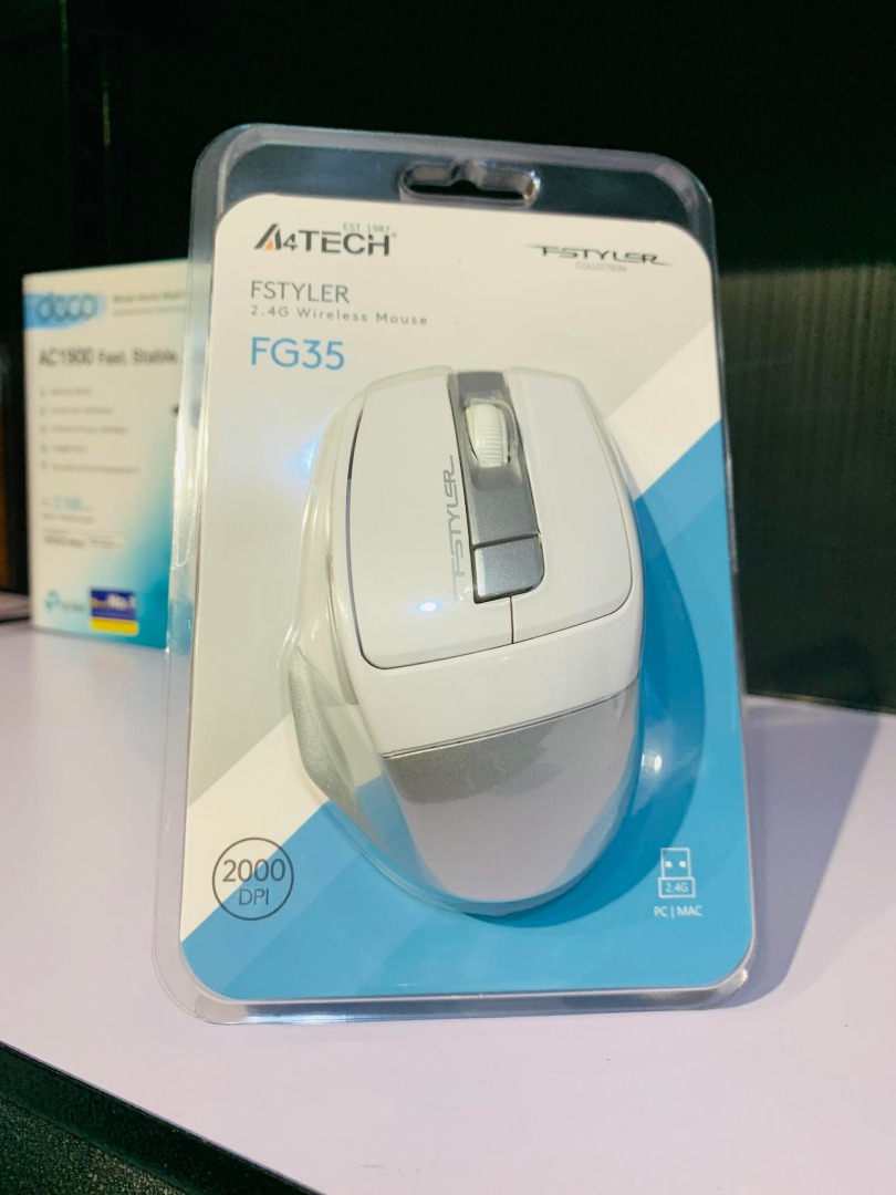 A4Tech Fstyler FG35 2.4G Wireless Mouse Silver, Computers & Tech, Parts ...