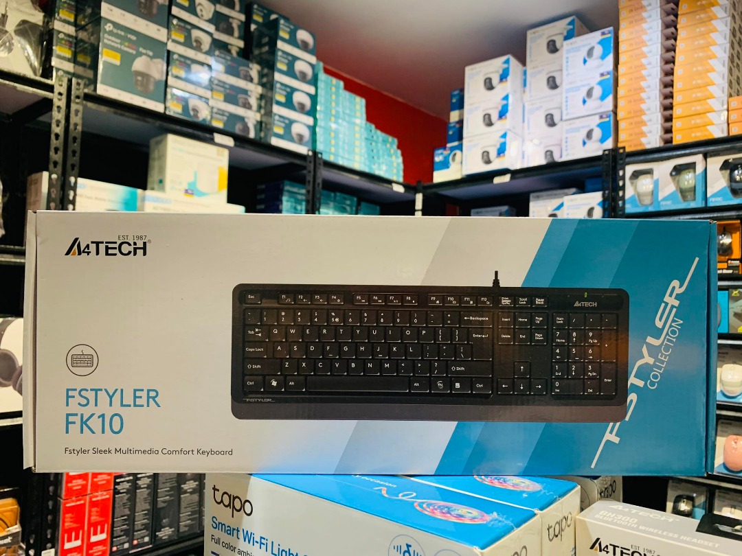 A4Tech Fstyler FK10 Keyboard USB Grey, Computers & Tech, Parts & Accessories, Computer Keyboard ...
