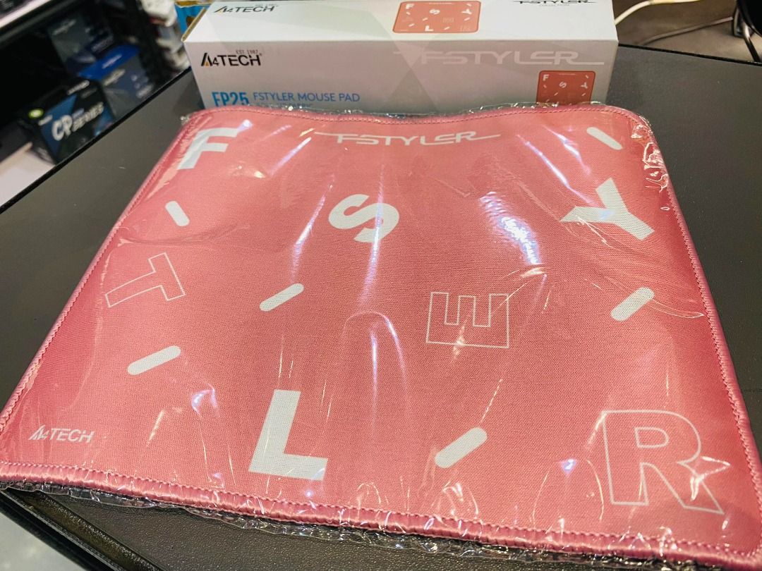 A4Tech Fstyler FP25 Roll-Up Fabric Mouse Pad 250x200x2mm Pink ...