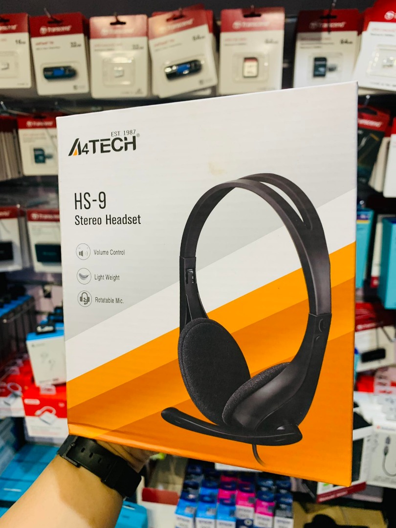 A4Tech HS-9 Stereo Headset Dual Jack, Computers & Tech, Parts ...