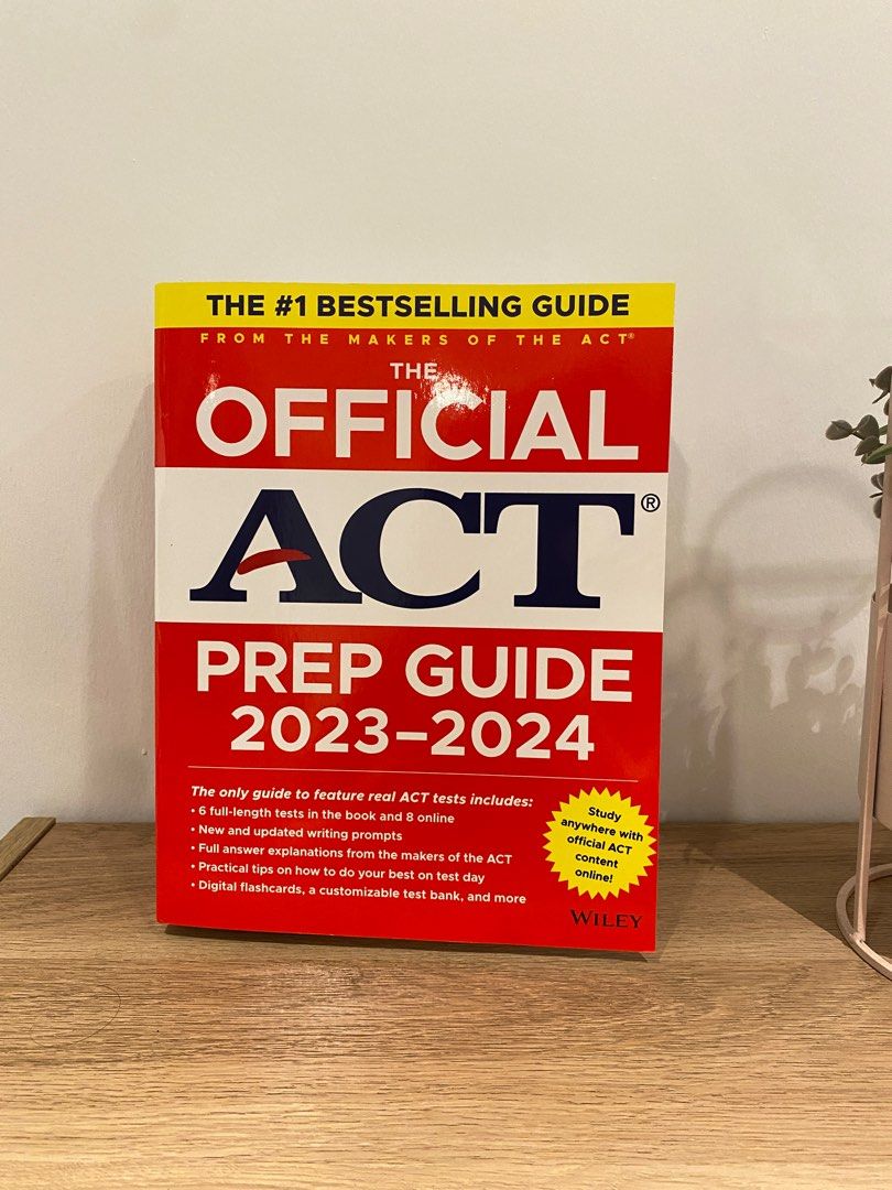 ACT prep guide 2023-2024, Hobbies & Toys, Books & Magazines, Textbooks ...