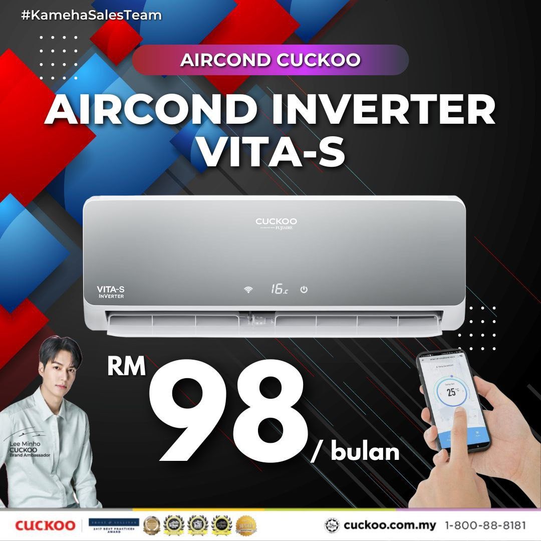 Aircond Cuckoo Inverter, TV & Home Appliances, Air Conditioners ...