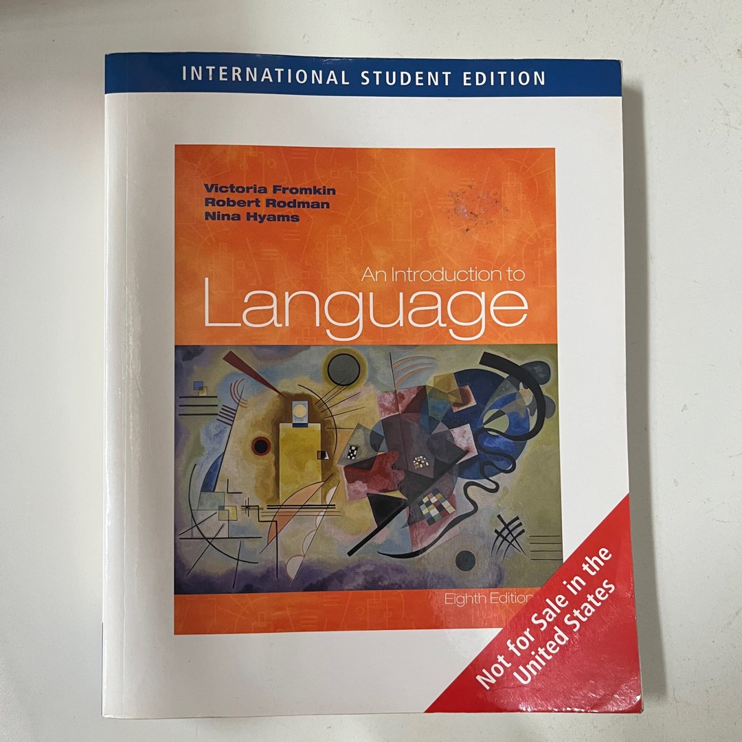 An Introduction to Language, 8th edition, 興趣及遊戲, 書本 & 文具, 教科書 - Carousell