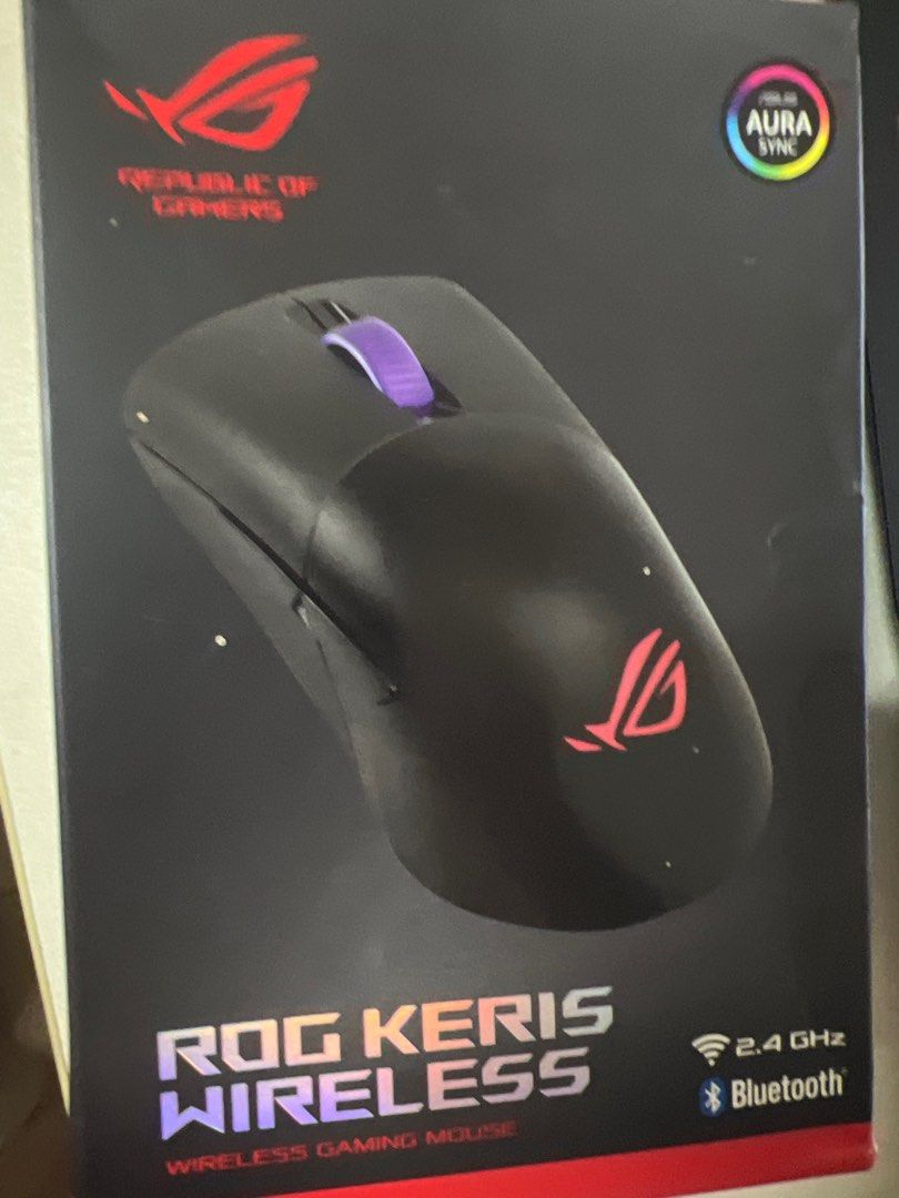 Asus ROG Keris Wireless mouse 16000 DPI Sensor RGB Sync light ...