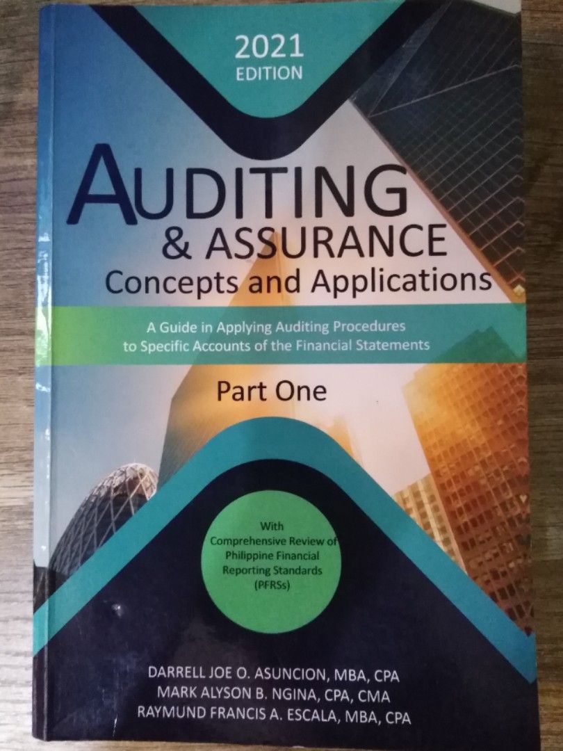 Auditing and Assurance Concepts and Applications Part 1 by Asuncion ... Auditing and Assurance Concepts and Applications Part 1 by Asuncion ...