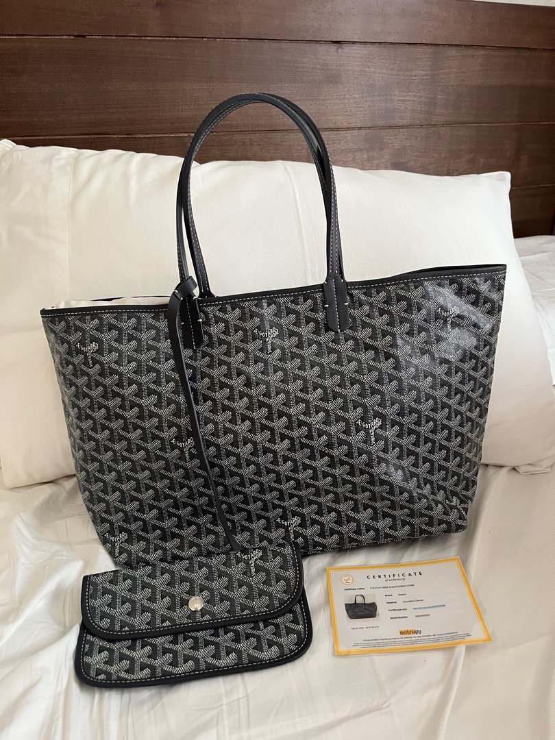Authentic Goyard St. Louis PM with Entrupy Certificate, Luxury, Bags ...