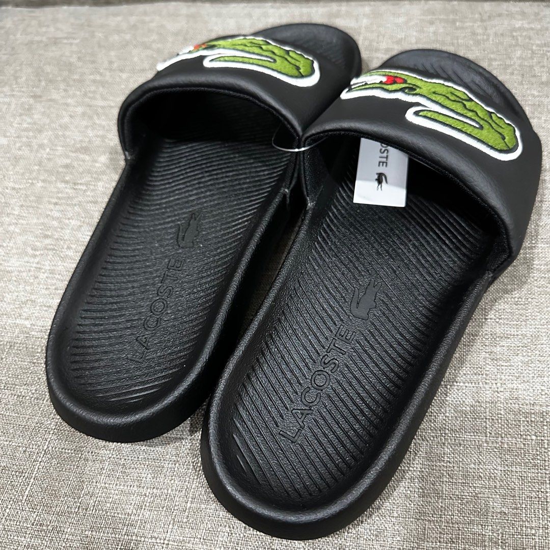 AUTHENTIC LACOSTE CLASSIC SLIDES, Men's Fashion, Footwear, Slippers ...