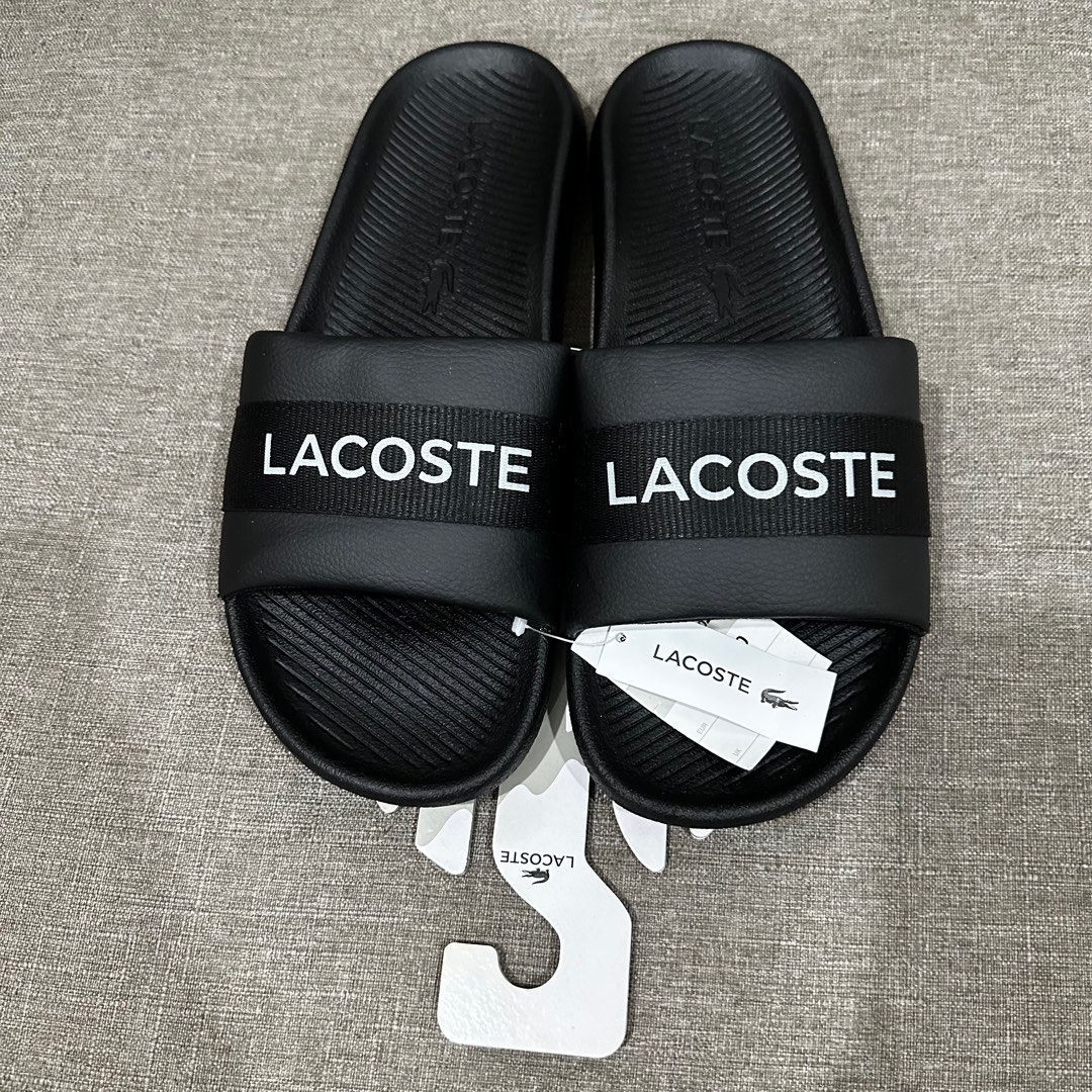 AUTHENTIC LACOSTE SLIDES, Men's Fashion, Footwear, Slippers & Slides on ...