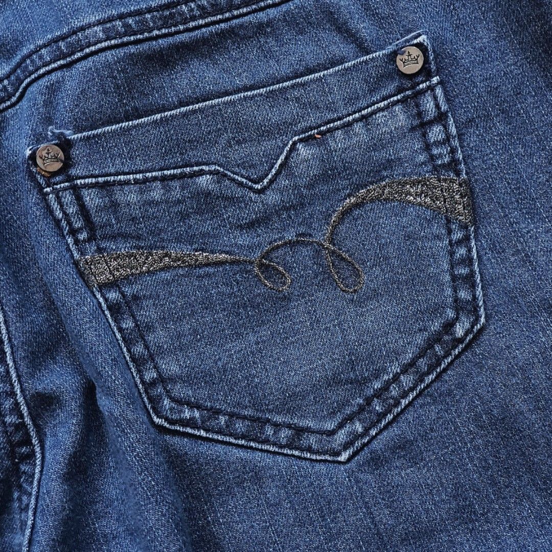 authentic true y2k 2000s hang ten blue jorts, Women's Fashion, Bottoms, Shorts on Carousell