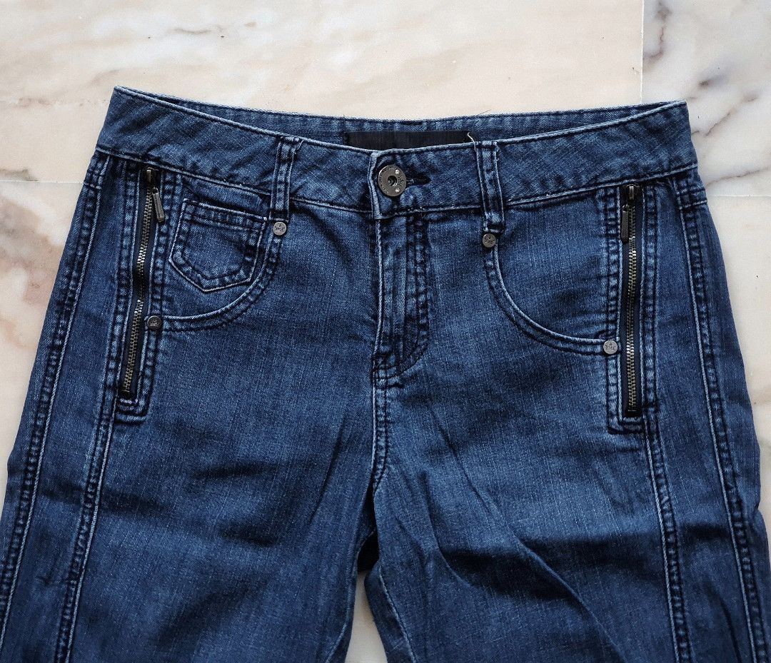 authentic true y2k 2000s hang ten blue jorts, Women's Fashion, Bottoms, Shorts on Carousell