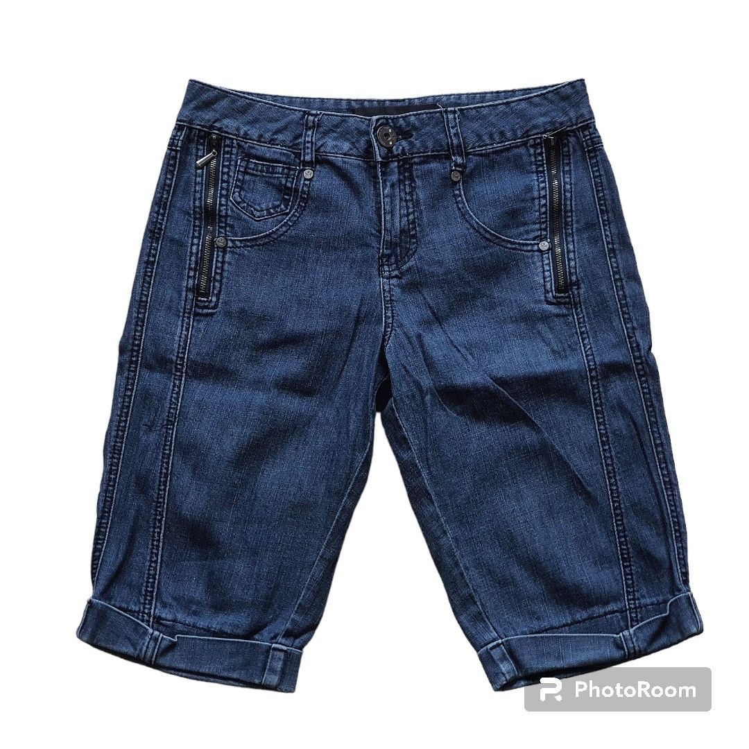 authentic true y2k 2000s hang ten blue jorts, Women's Fashion, Bottoms, Shorts on Carousell