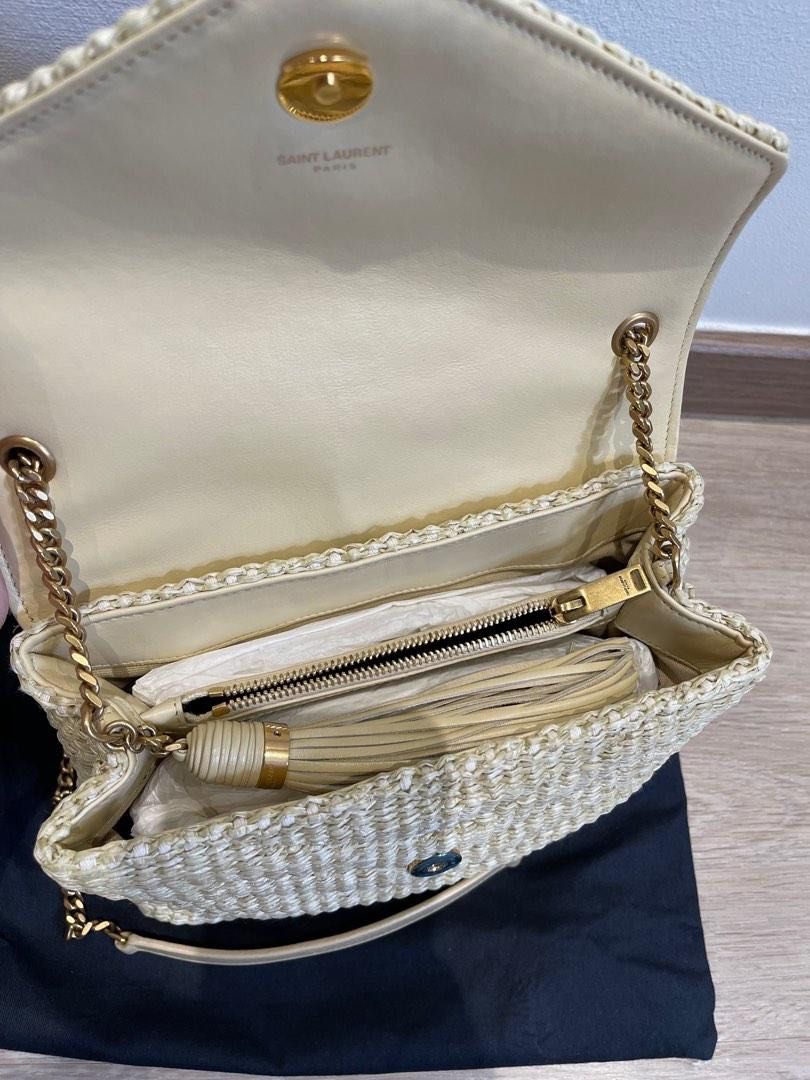 Authentic Yves Saint Laurent YSL Straw Bag, Luxury, Bags & Wallets on ...