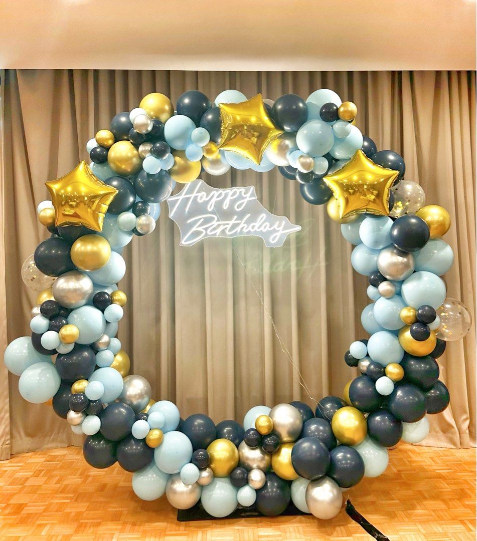 Balloon Arc for birthday party / baby shower / 100 days / full month ...