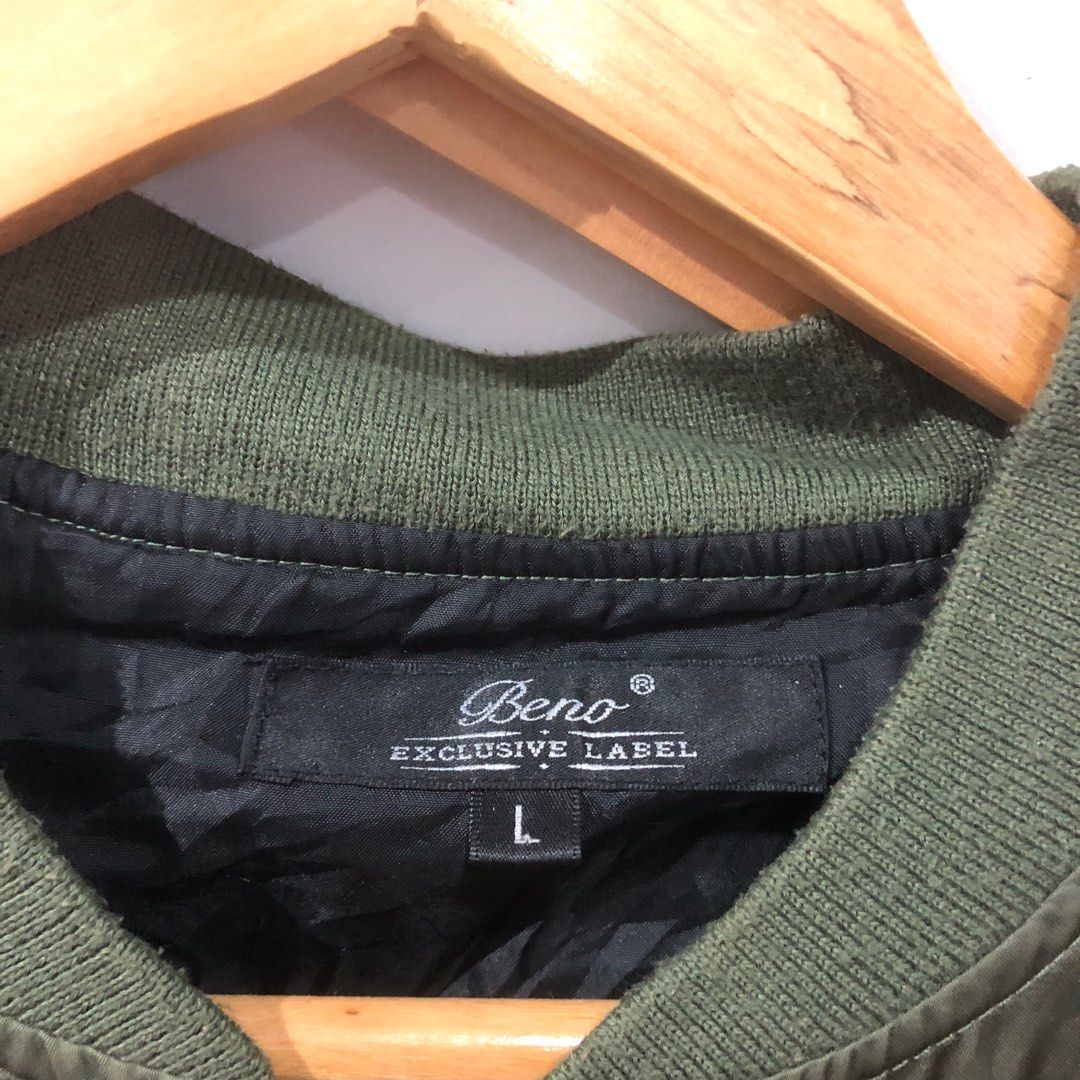 Beno Bomber Jacket, Men's Fashion, Coats, Jackets and Outerwear on Carousell