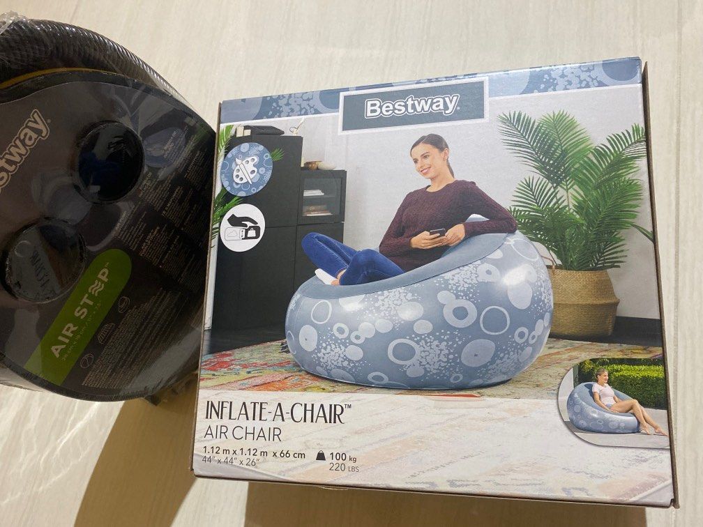 Bestway Inflatable Air Chair, Furniture & Home Living, Furniture ...