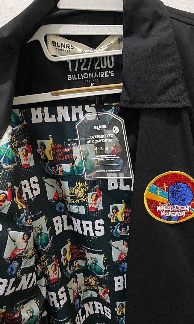 BILLIONAIRES PROJECT X HARI MERDEKA COACH JACKET LIMITED, Fesyen Pria, Pakaian , Baju Luaran di ...