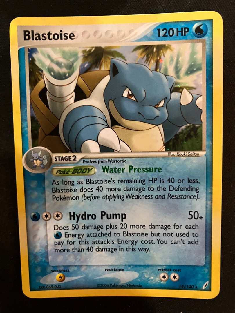 Blastoise Holo Rare Ex Crystal Guardians, Hobbies & Toys, Toys & Games ...