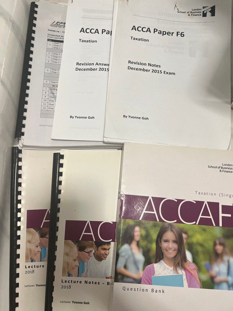 Blessing - ACCA LSBF F6 (Taxation), Hobbies & Toys, Books & Magazines ...