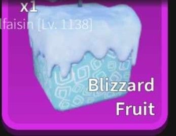 BLIZZARD FRUIT BLOX FRUIT | ROBLOX |, Video Gaming, Gaming Accessories ...