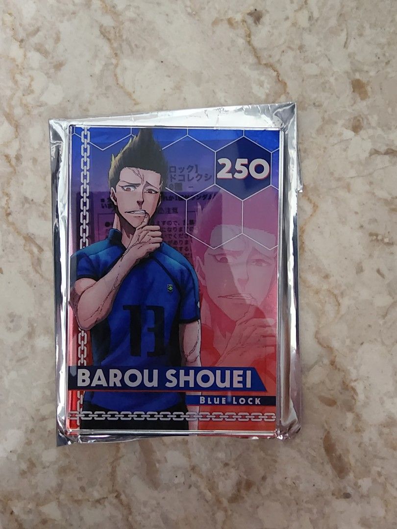 Blue Lock Barou Acrylic Status Card Hobbies Toys Memorabilia Collectibles J Pop On Carousell