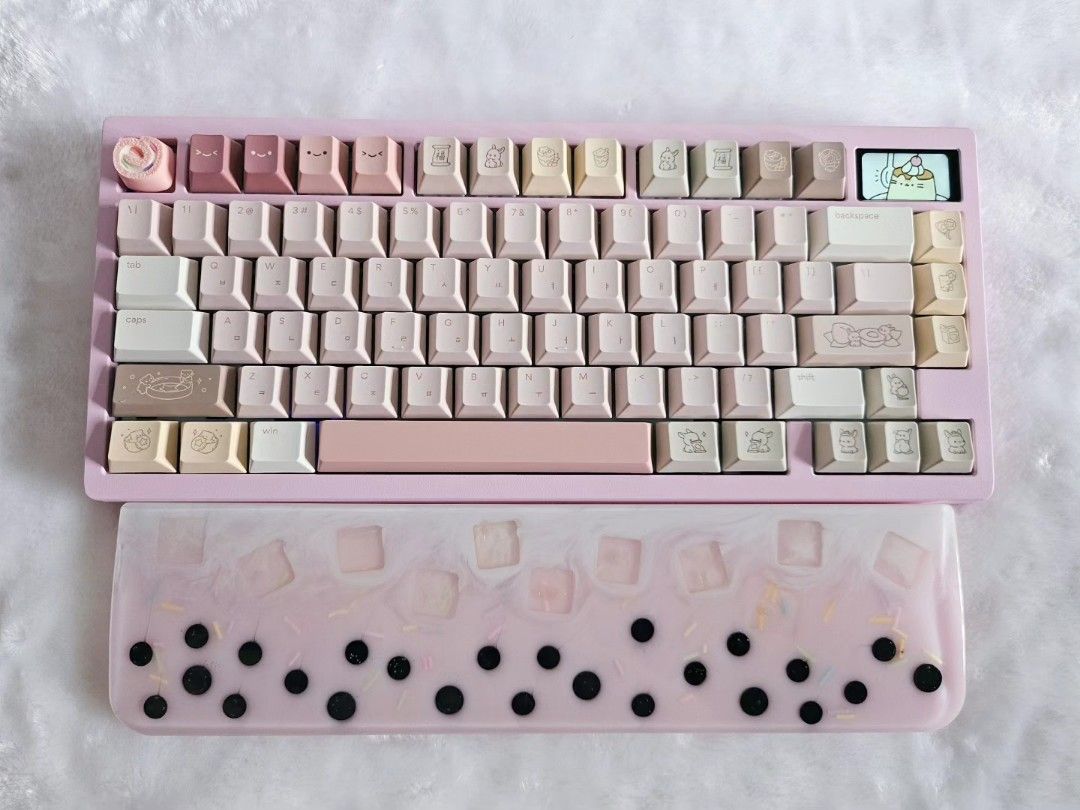 Boba Milk Tea Artistan Resin Wrist Rest Custom, Computers & Tech, Parts ...
