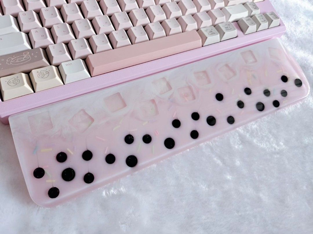 Boba Milk Tea Artistan Resin Wrist Rest Custom, Computers & Tech, Parts ...