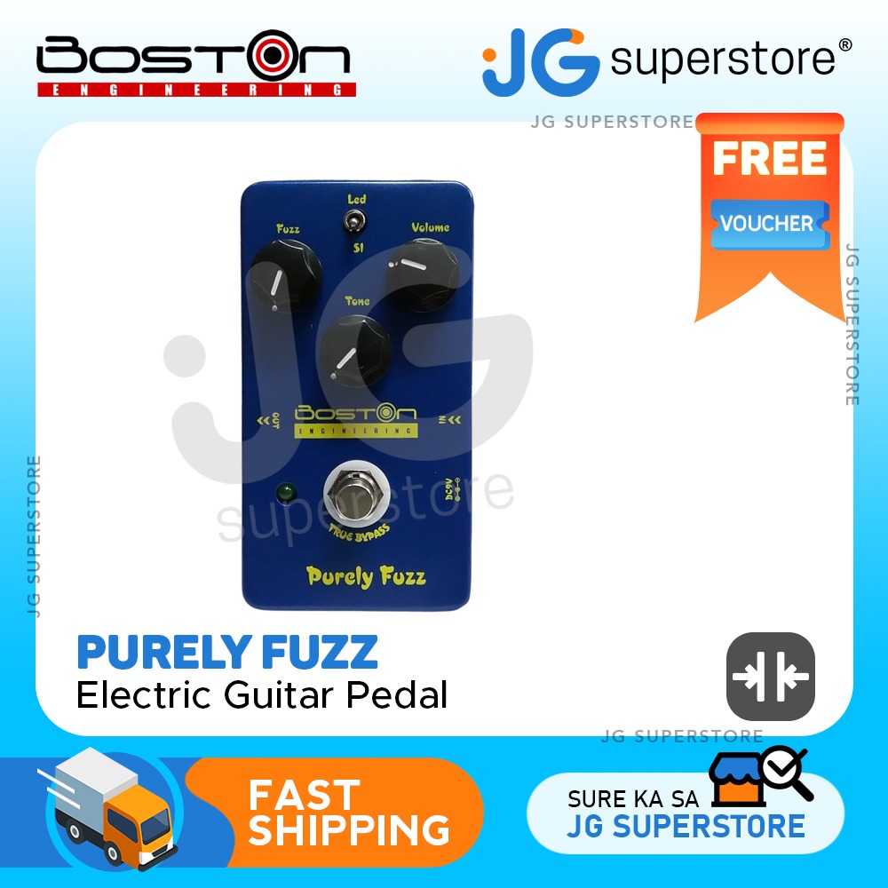 Boston Engineering Compact Purely Fuzz Guitar Effect Pedal with Effect ...