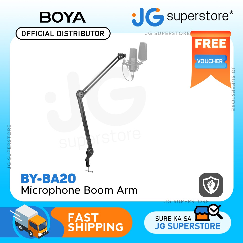 Boya BY-BA20 Aluminum Alloy Desk Holder Microphone Stand Bracket for ...